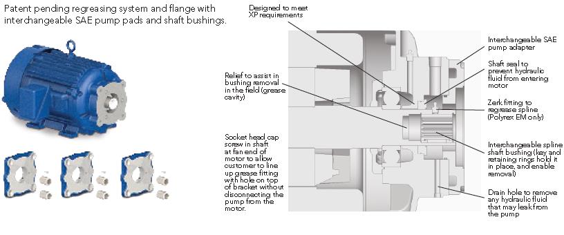 Hyrdaulic SAE Pump Motors – SRVC Electric Motors